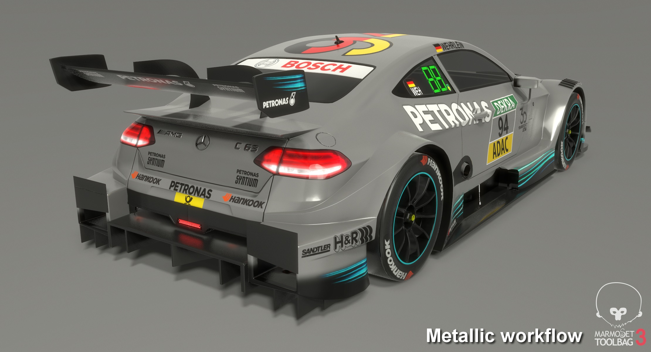Mercedes-amg c63 dtm season model - TurboSquid 1310069