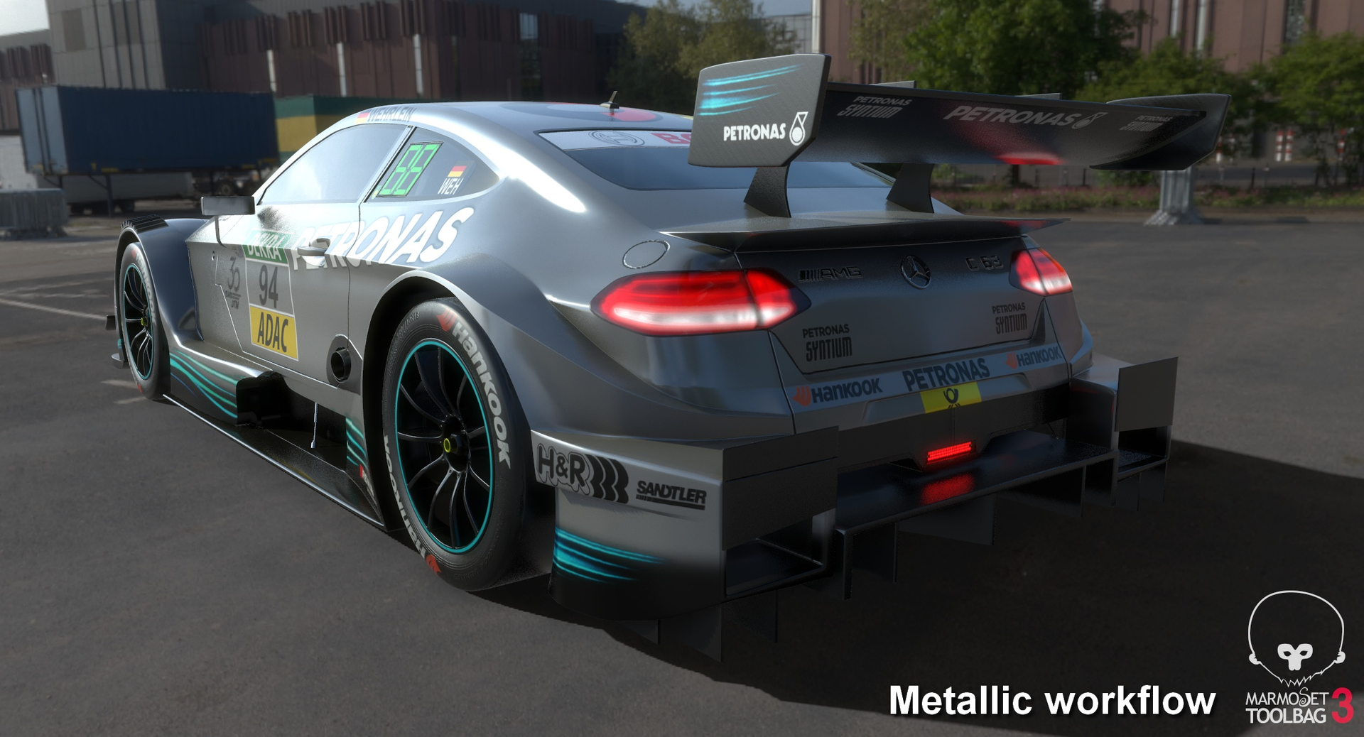 Mercedes-amg c63 dtm season model - TurboSquid 1310069