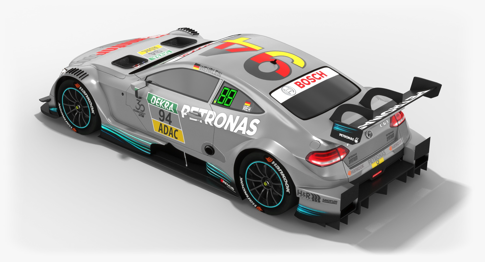 Mercedes-amg c63 dtm season model - TurboSquid 1310069