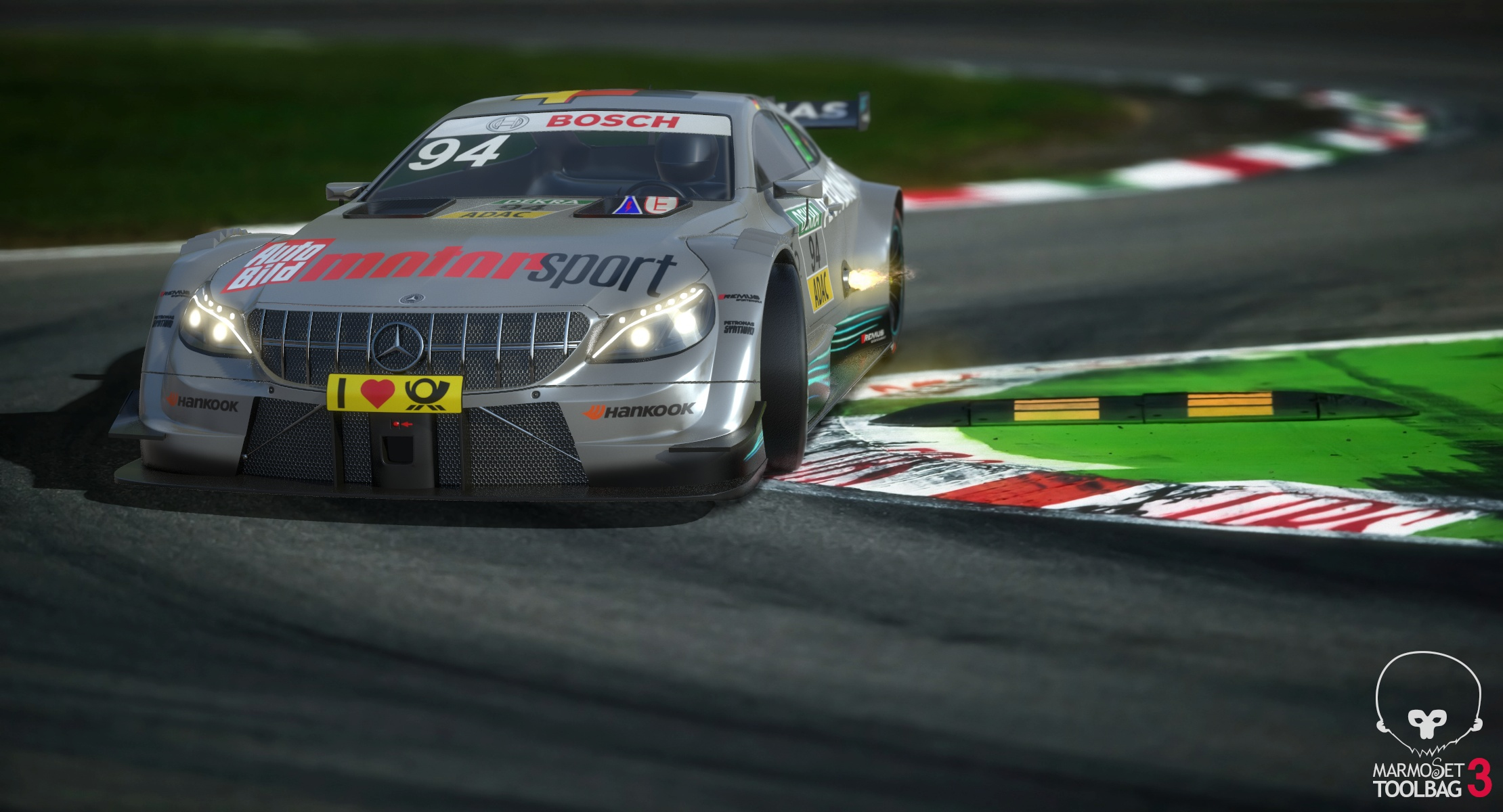 Mercedes-amg c63 dtm season model - TurboSquid 1310069