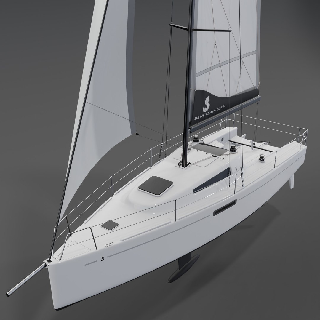 3D Beneteau First 27 Luxury 3D Yacht Model - TurboSquid 2153701