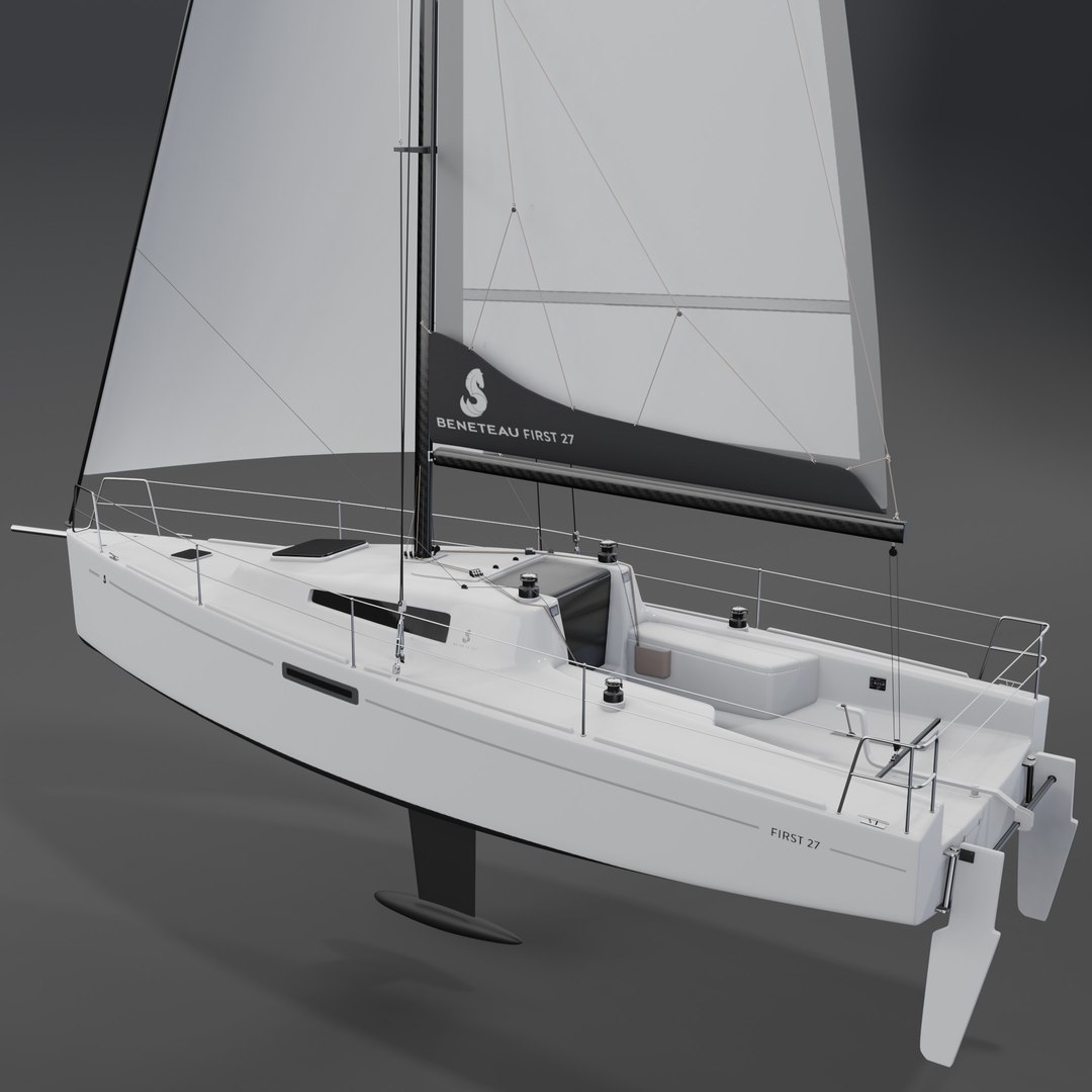 3D Beneteau First 27 Luxury 3D Yacht Model - TurboSquid 2153701