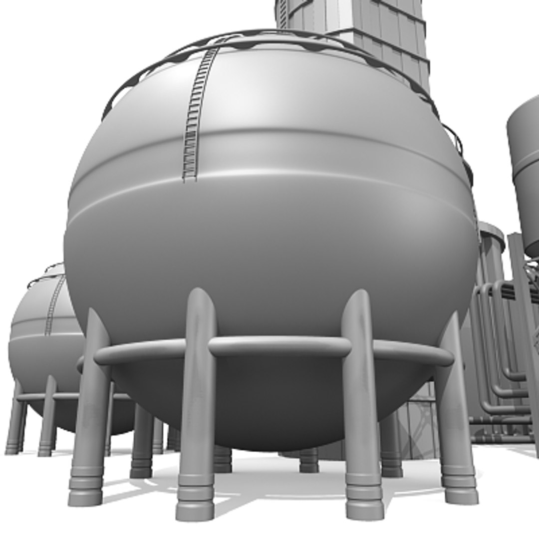 Industrial Library 1 3d Model