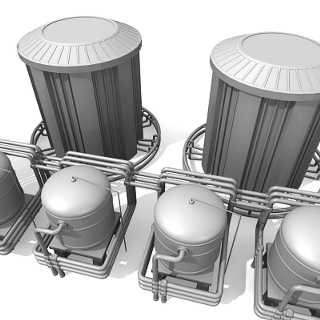 Industrial Library 1 3d Model