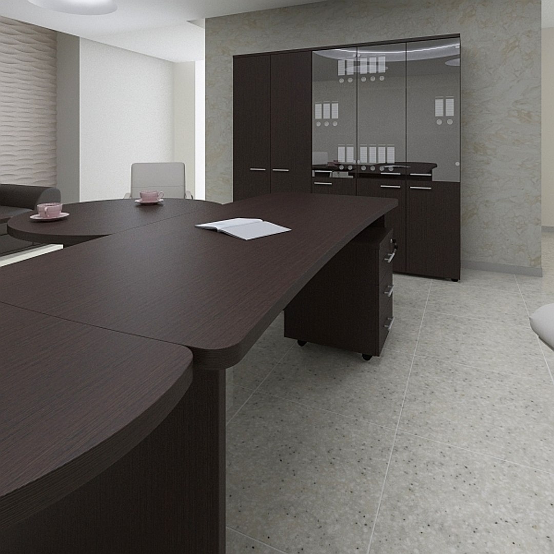 3d Office Design Model