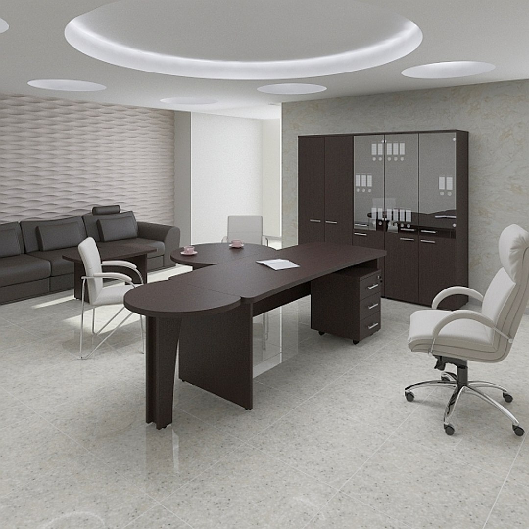 3d Office Design Model