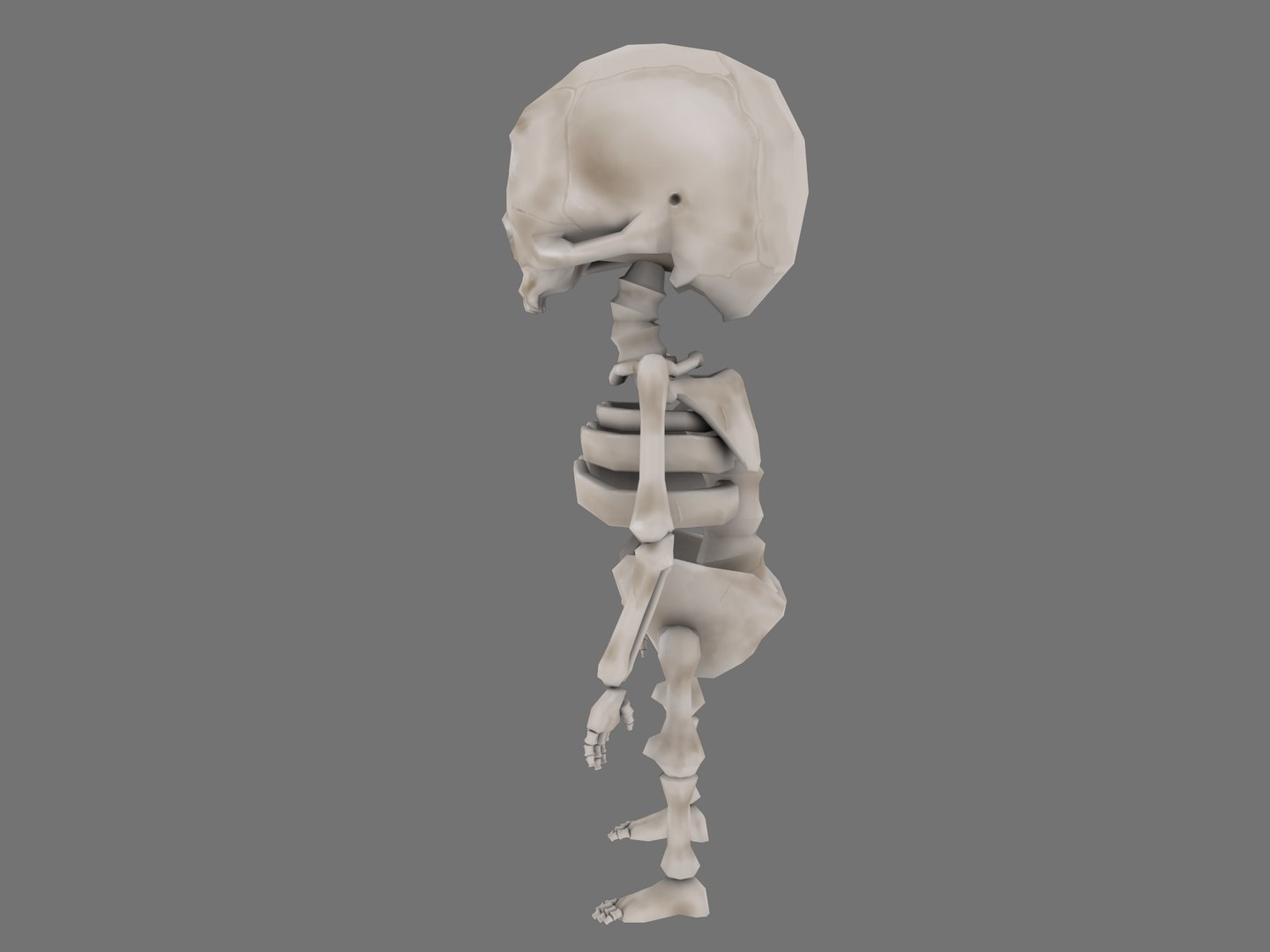 Cartoon Skeleton Chibi Model - TurboSquid 1299397
