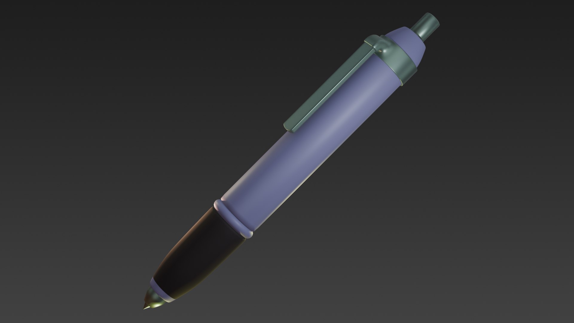 Low-poly Style Cartoon Pen Model - TurboSquid 2376892