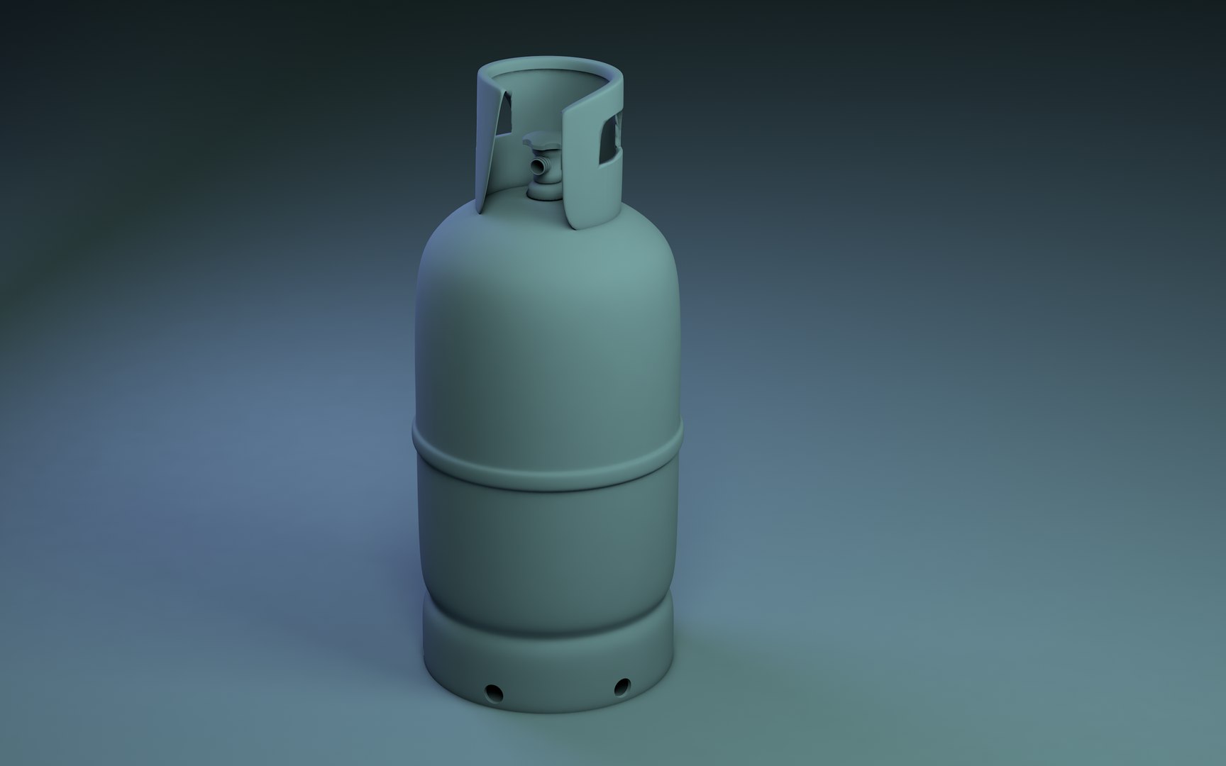 3D Gas Cylinder Model - TurboSquid 1349804