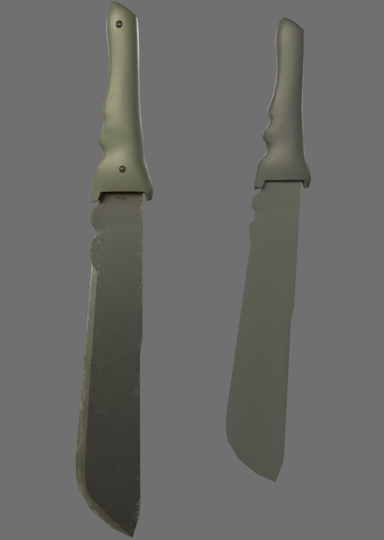 Free Machete Weapon 3D Model - TurboSquid 1349099
