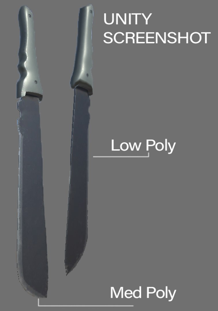 Free Machete Weapon 3D Model - TurboSquid 1349099