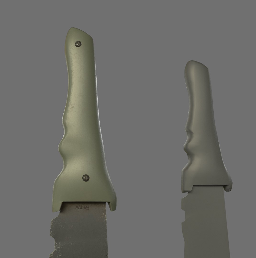 Free Machete Weapon 3D Model - TurboSquid 1349099