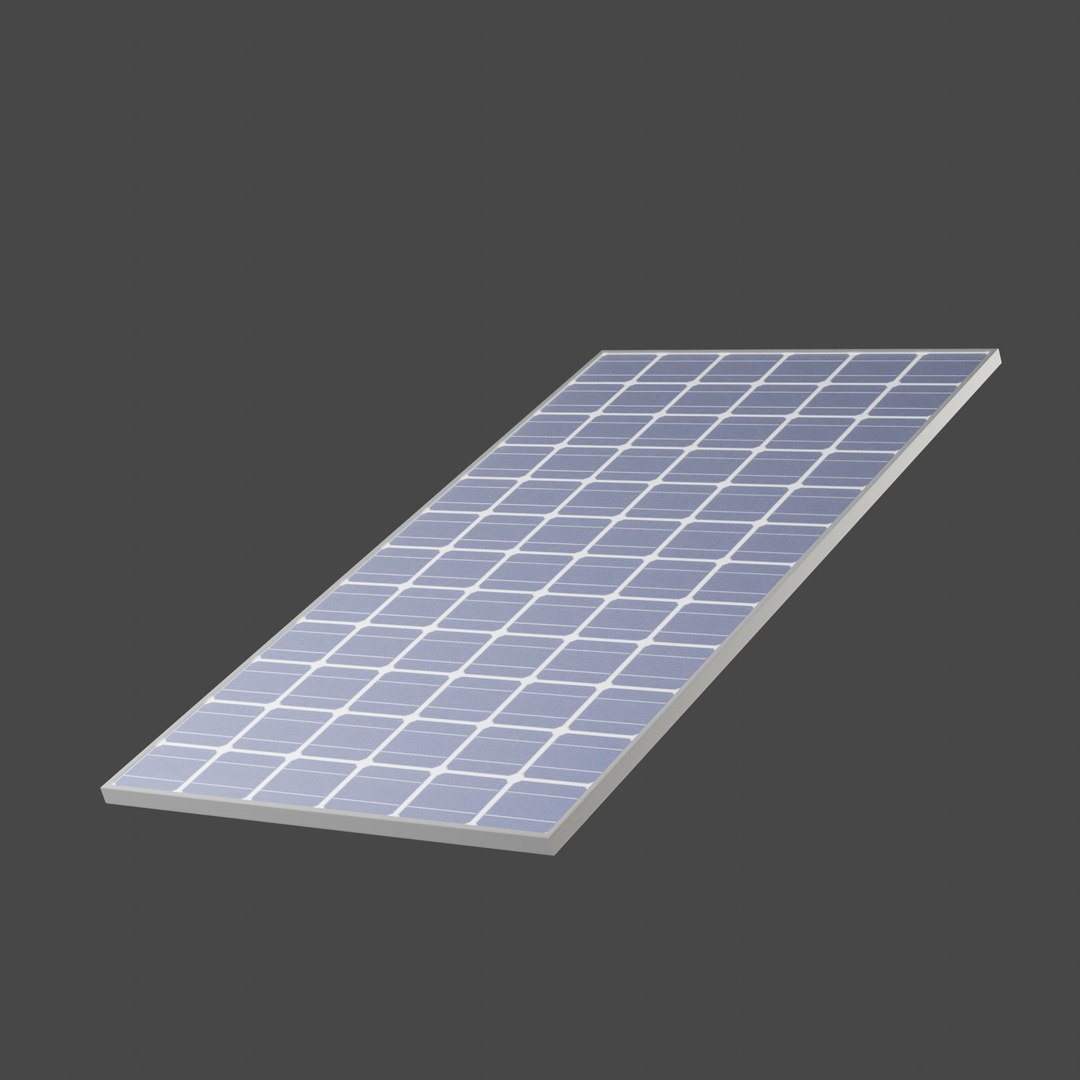 Solar Module 3D Model - TurboSquid 1885856