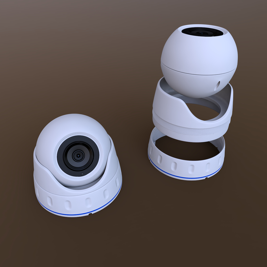 3D Dome Security Camera - TurboSquid 1234397
