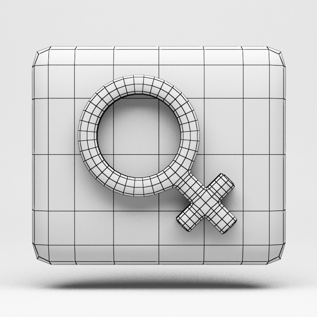 Female Icon 3d 3ds
