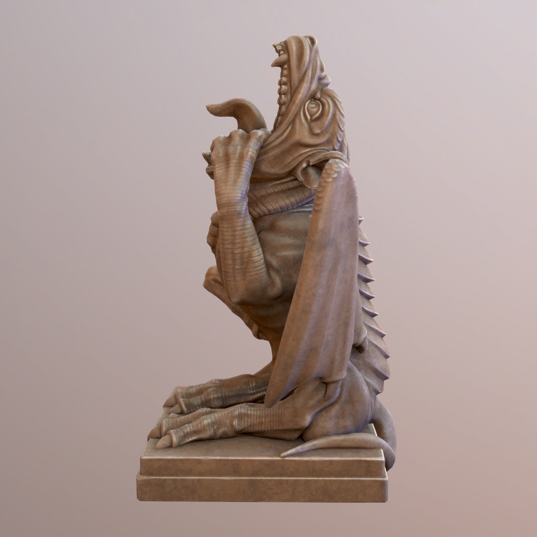 3D Model Gothic Chimera - TurboSquid 1609840