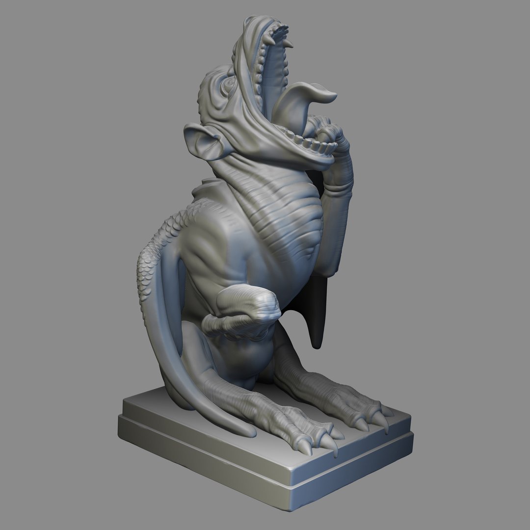 3D Model Gothic Chimera - TurboSquid 1609840