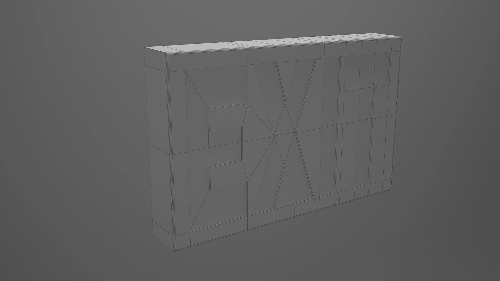 3D Exit Sign - TurboSquid 2149309