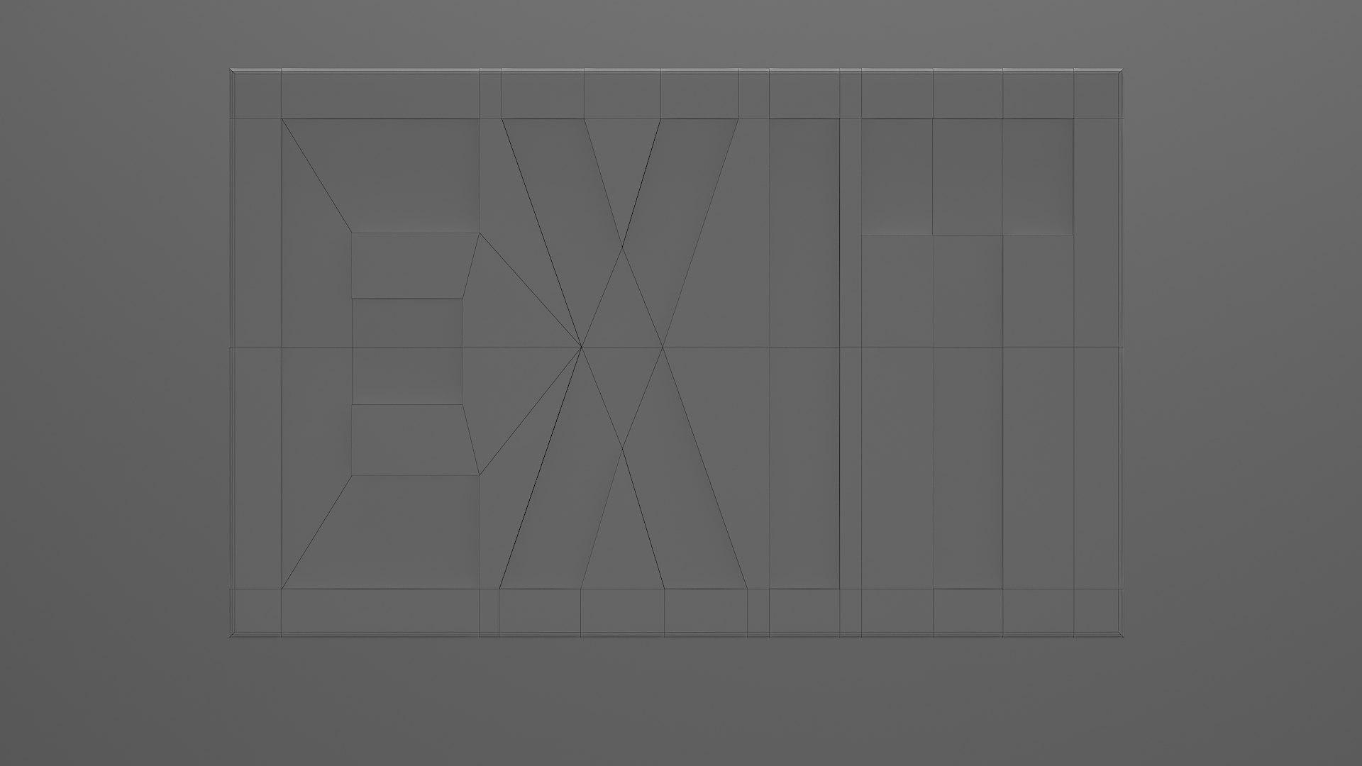 3D Exit Sign - TurboSquid 2149309