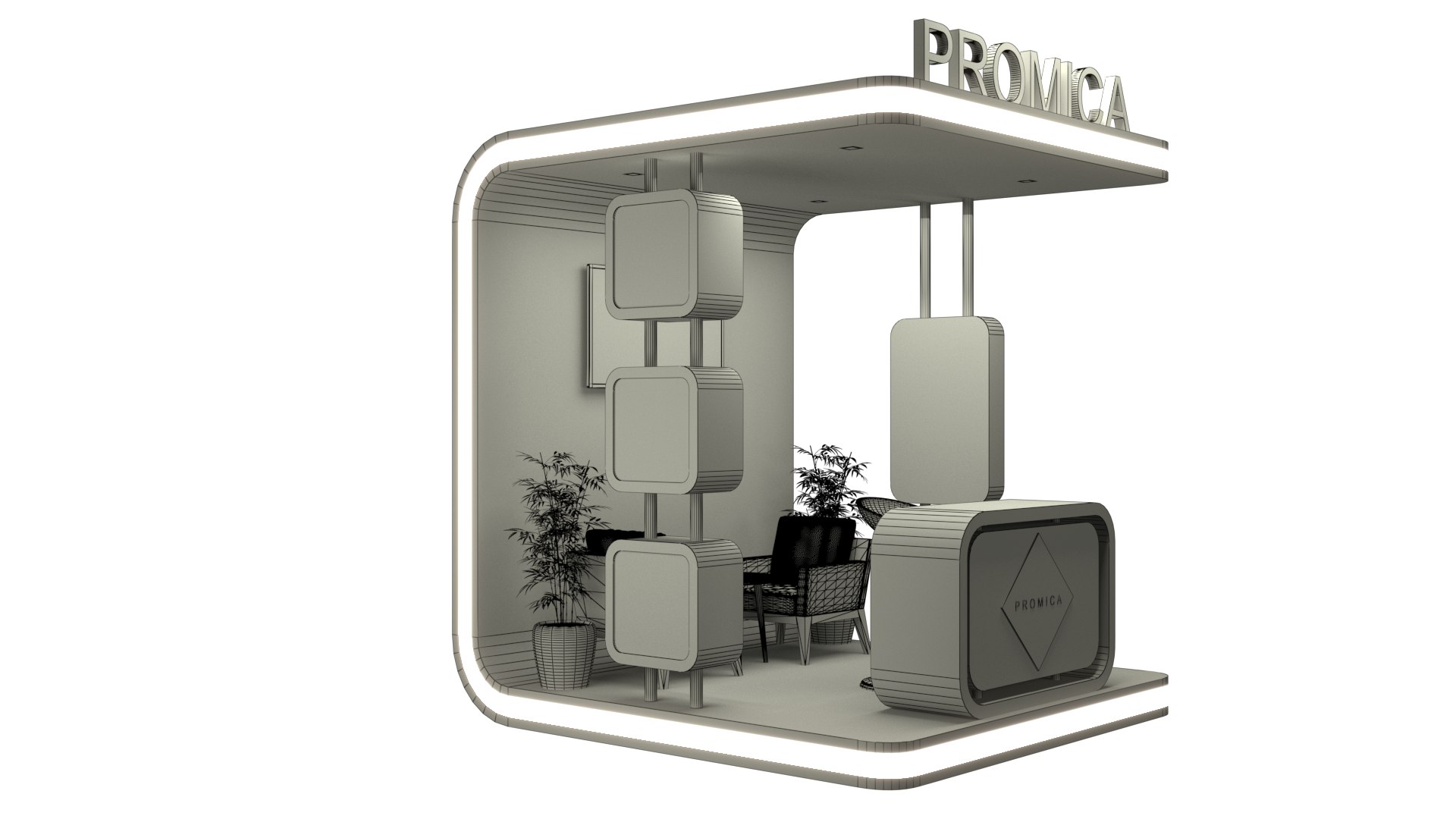 Stall Model 3D Model - TurboSquid 1967559