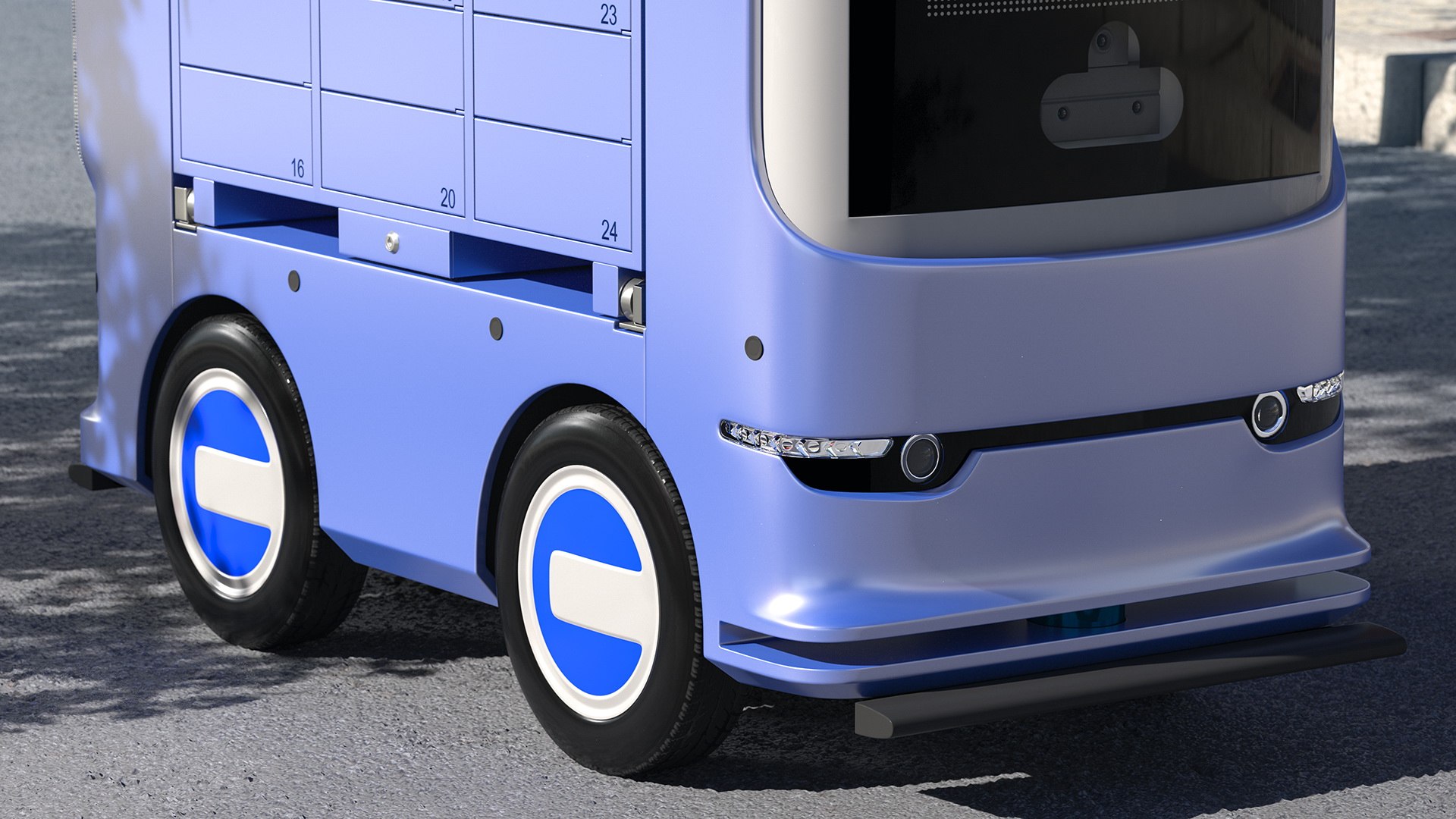 Unmanned Ground Vehicle Delivery 3D Model - TurboSquid 1630867