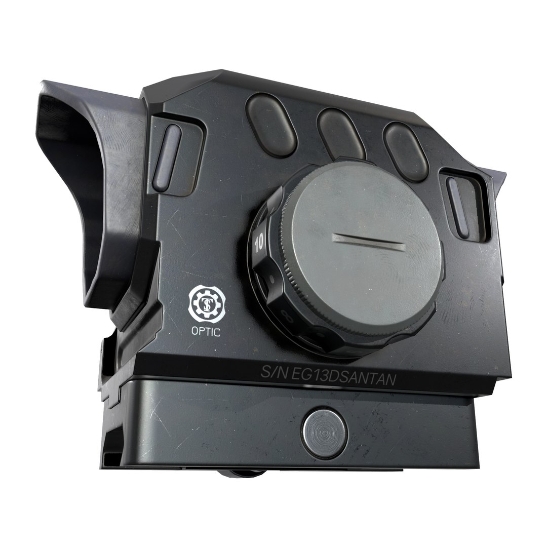 3D Red Dot Sight - TurboSquid 1406350