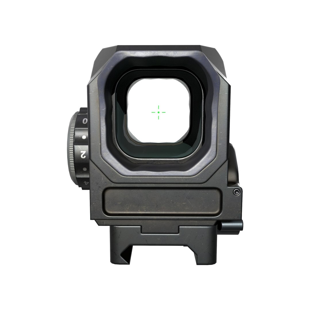 3D Red Dot Sight - TurboSquid 1406350