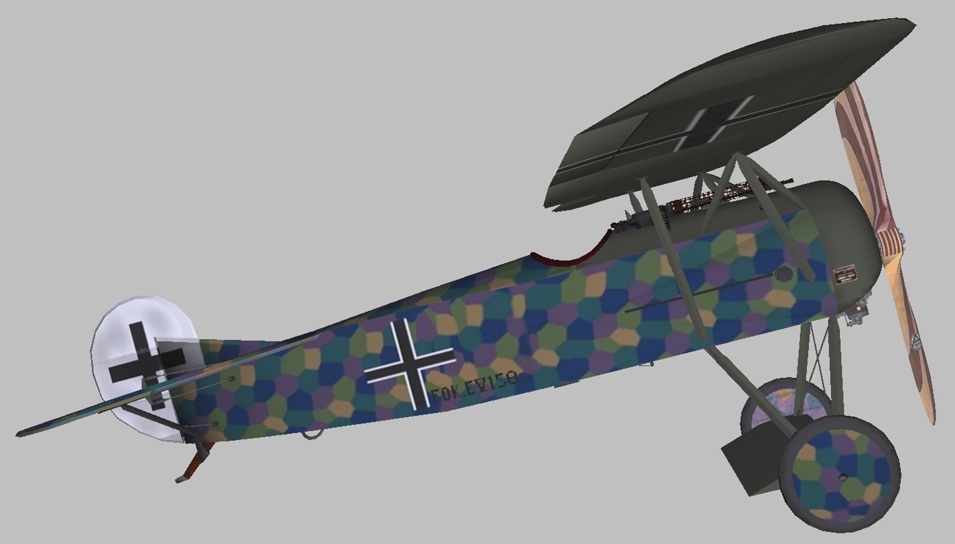 Fokker D8 3D Model - TurboSquid 1157753