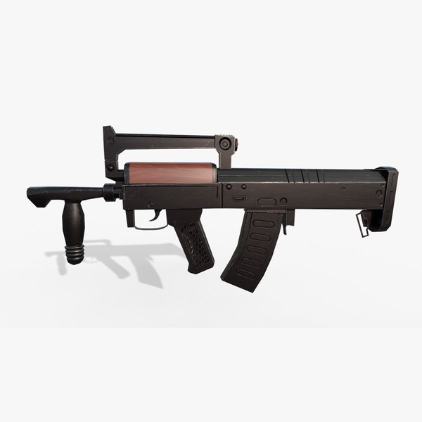 3D Groza Rifle - TurboSquid 2027731