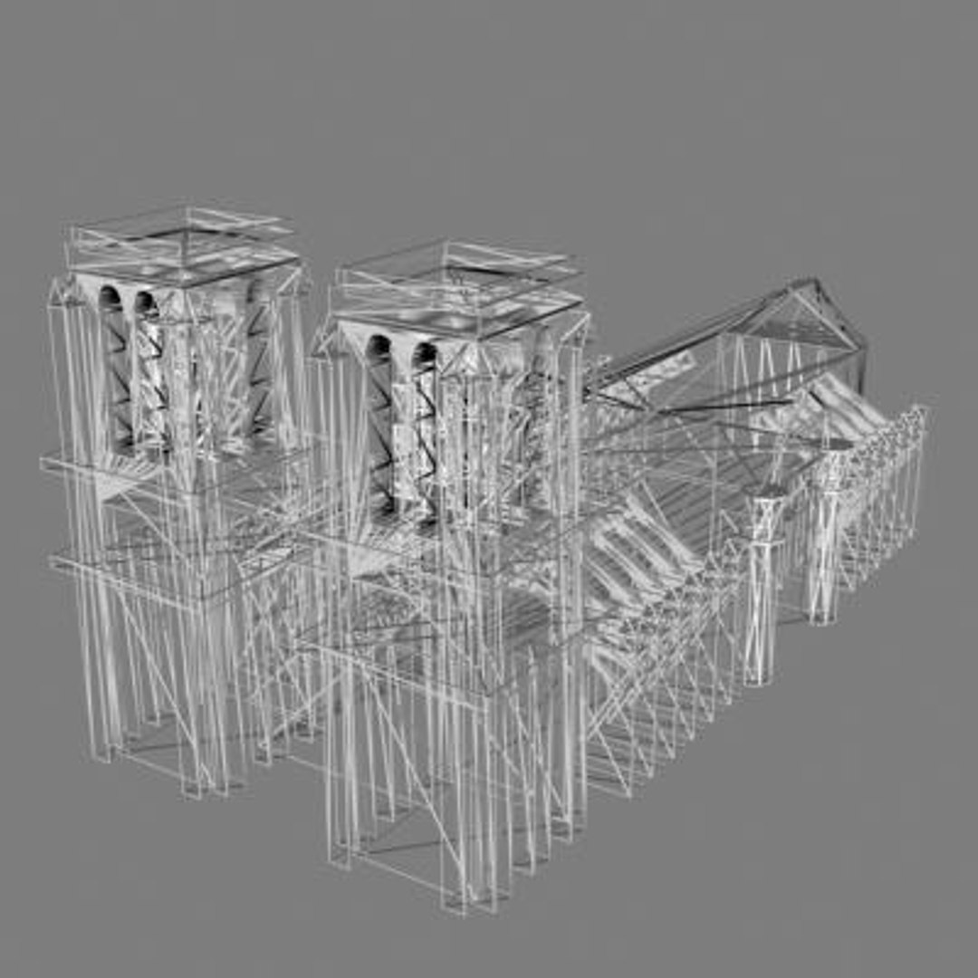 3d Dxf Religous Church Cathedral