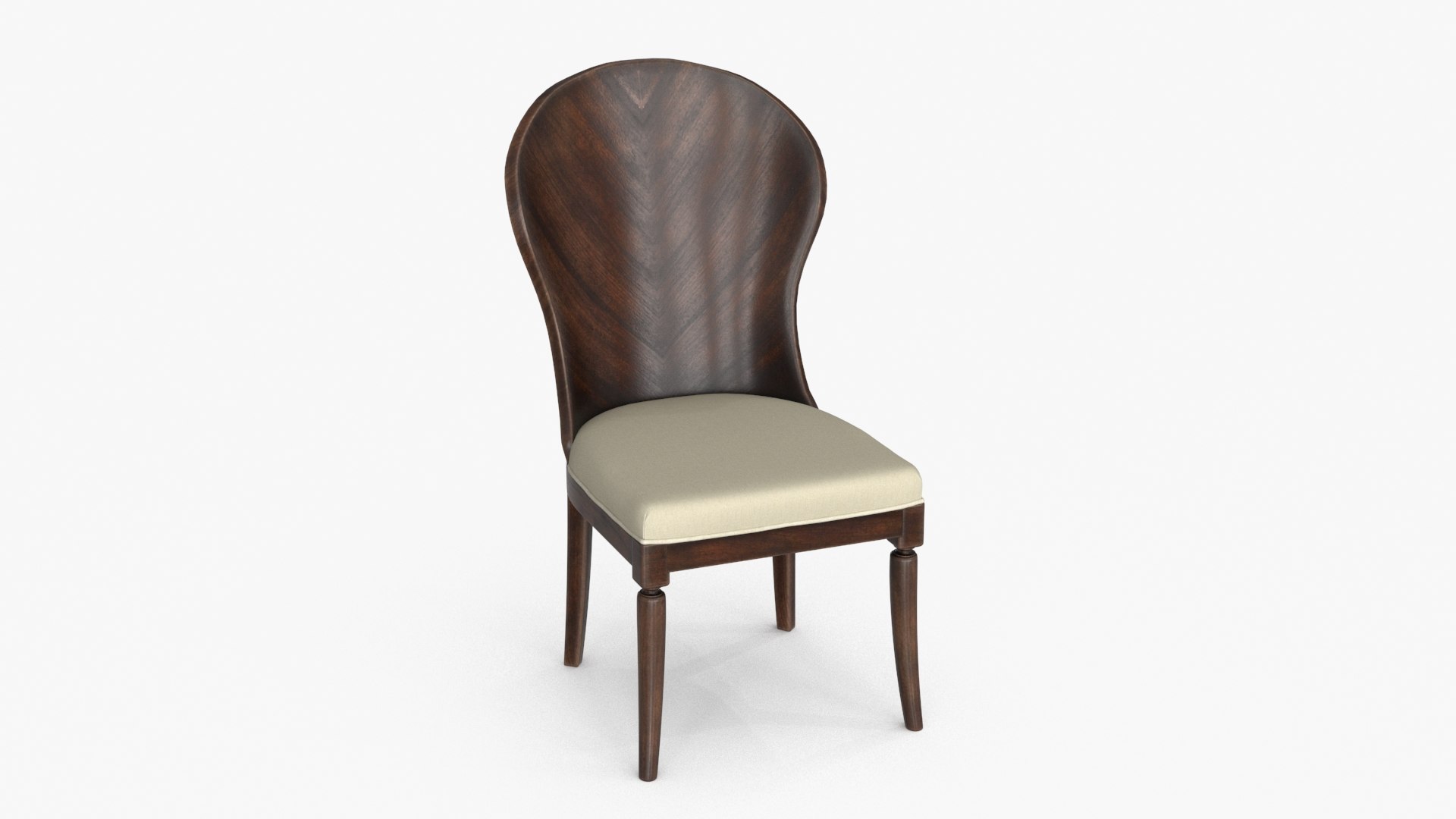 3D Side Chair Model - TurboSquid 2203205