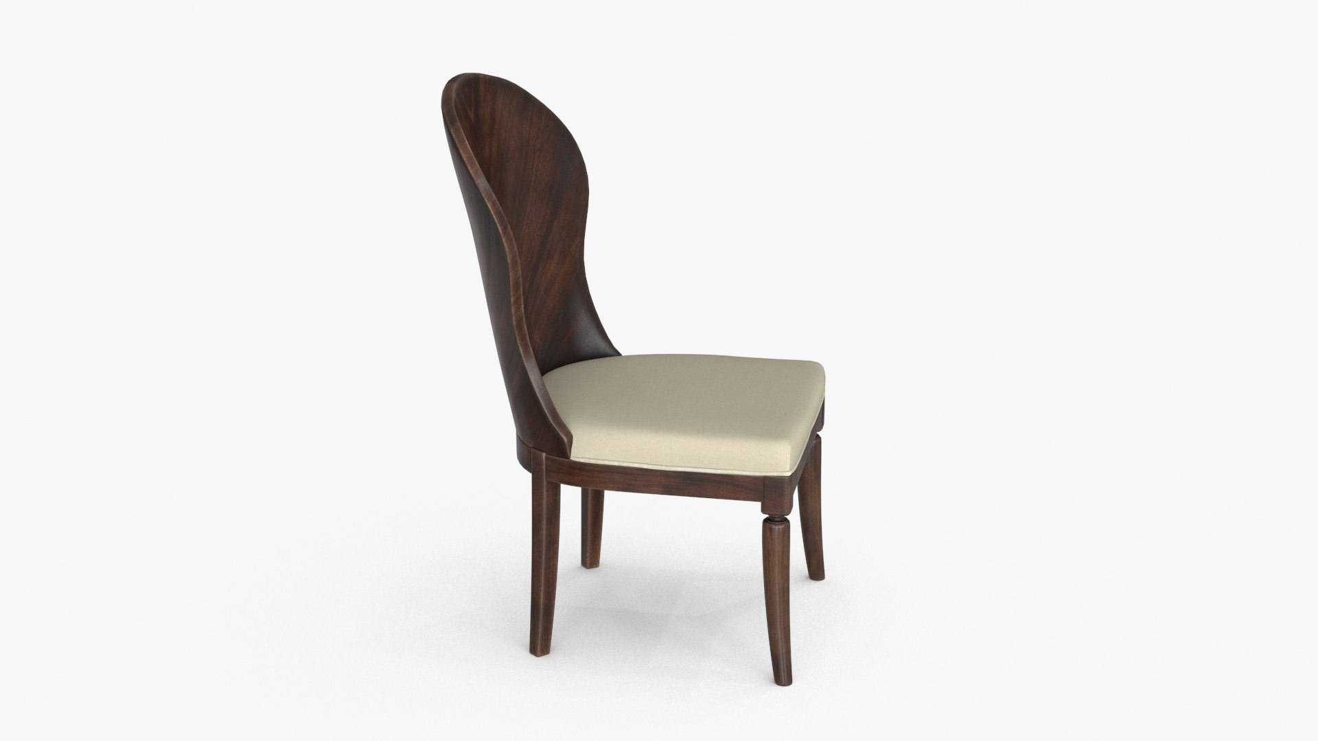 3D Side Chair Model - TurboSquid 2203205