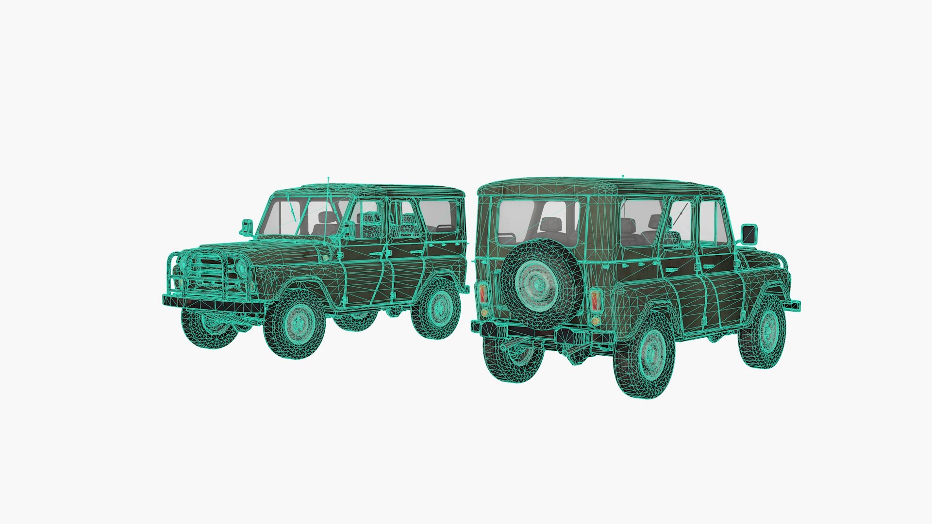 UAZ V2 - JEEP 3D Model - TurboSquid 2342797