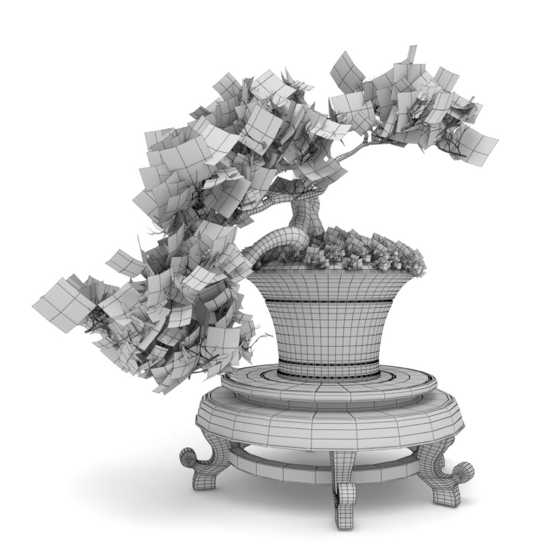Decorative Bonsai 3D Model - TurboSquid 1555885