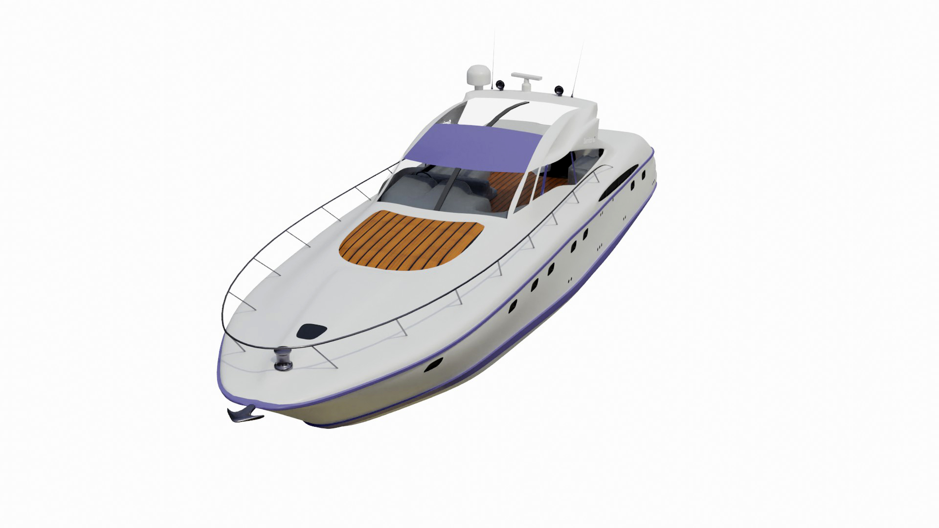 sarnico 65 yacht boat 3ds