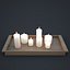 3d Candles Model