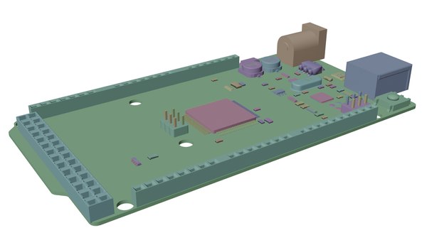 modelo 3d Arduino mega 2560 - TurboSquid 2279207