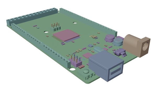 modelo 3d Arduino mega 2560 - TurboSquid 2279207