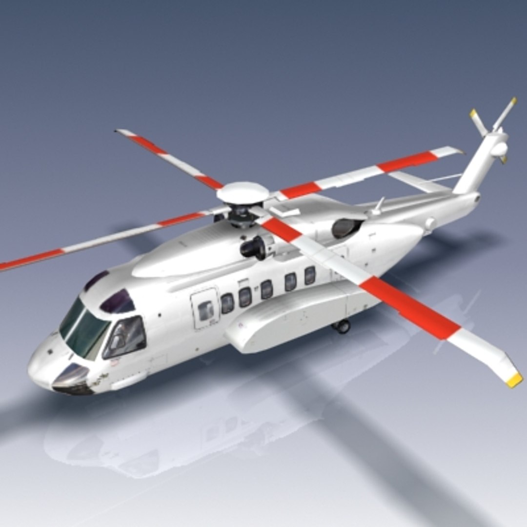 3d Sikorsky S92 Helicopter