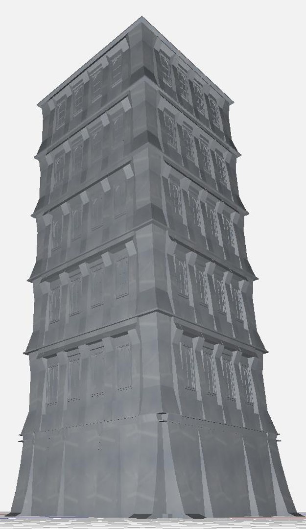 Building Tower 3d Model
