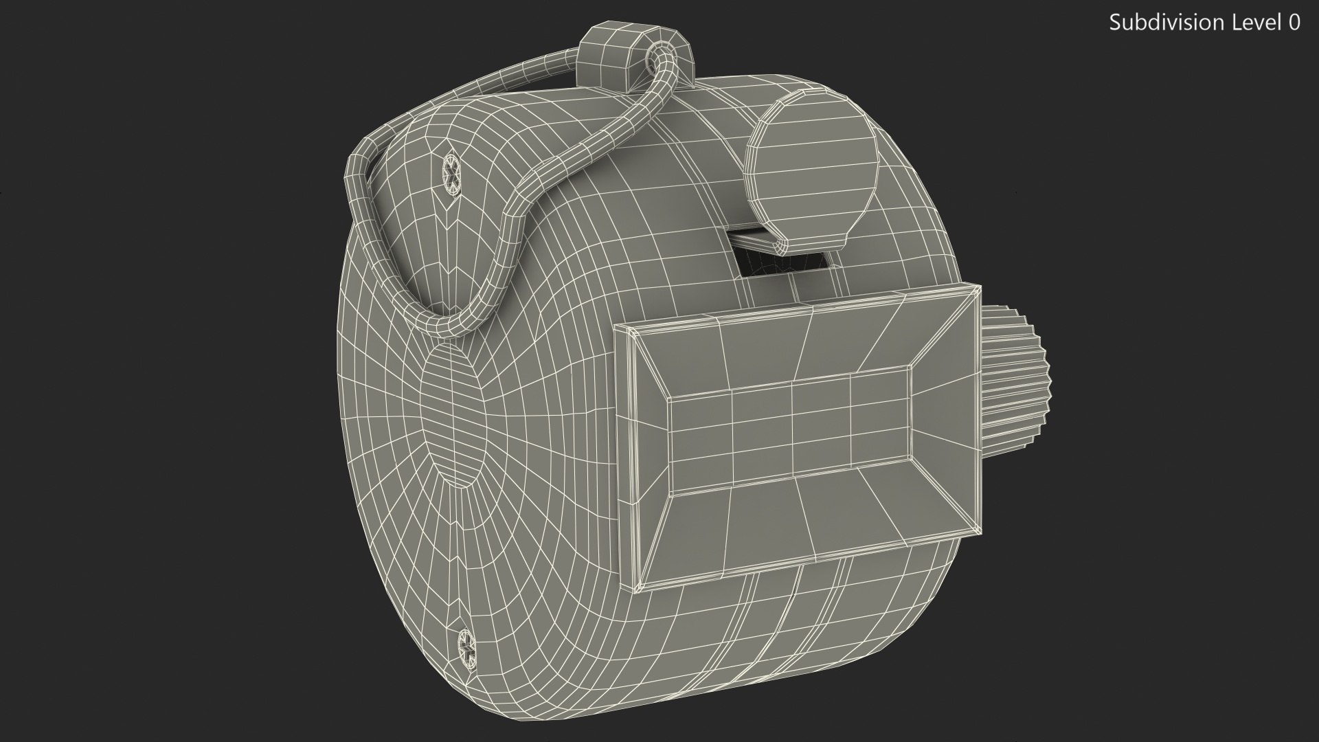 3D mechanical hand tally counter - TurboSquid 1595954