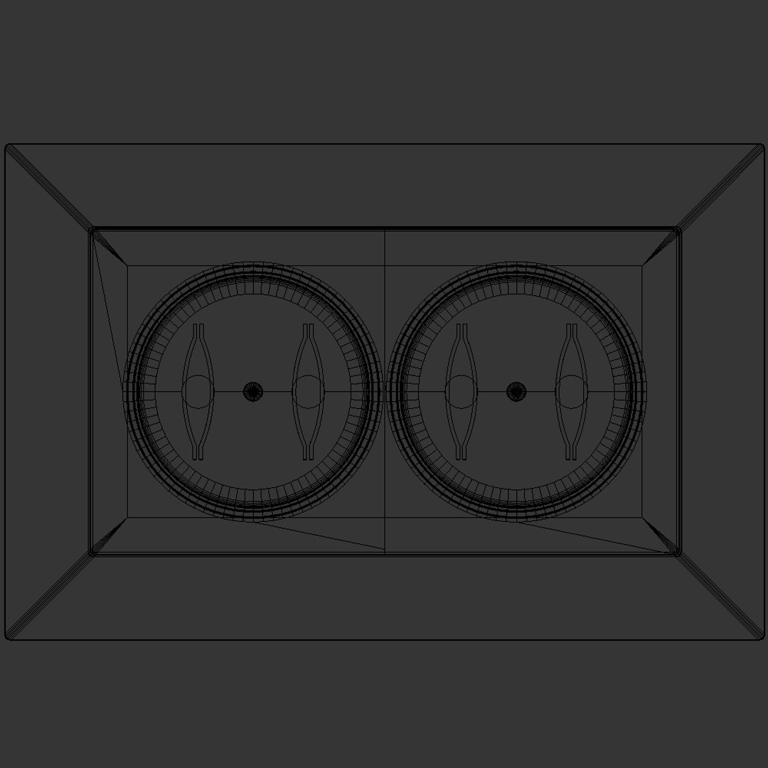 Double Wall Plug Grounded Model - TurboSquid 1369347