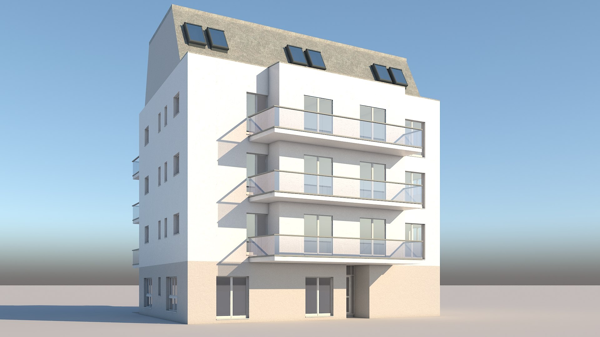 3D Model Apartment Buildings - TurboSquid 1489963