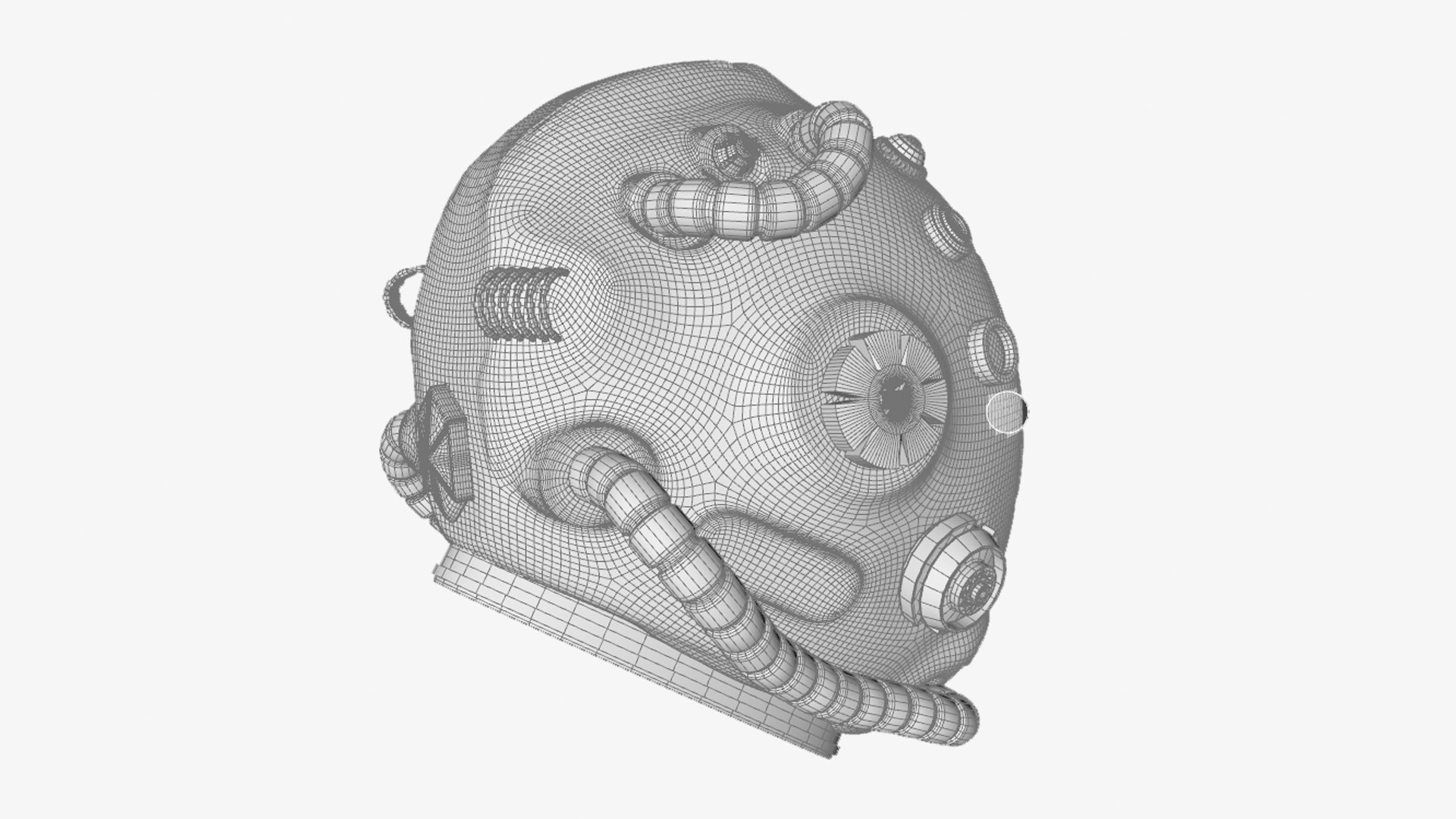 Sci Fi Helmet 3D - TurboSquid 1936452