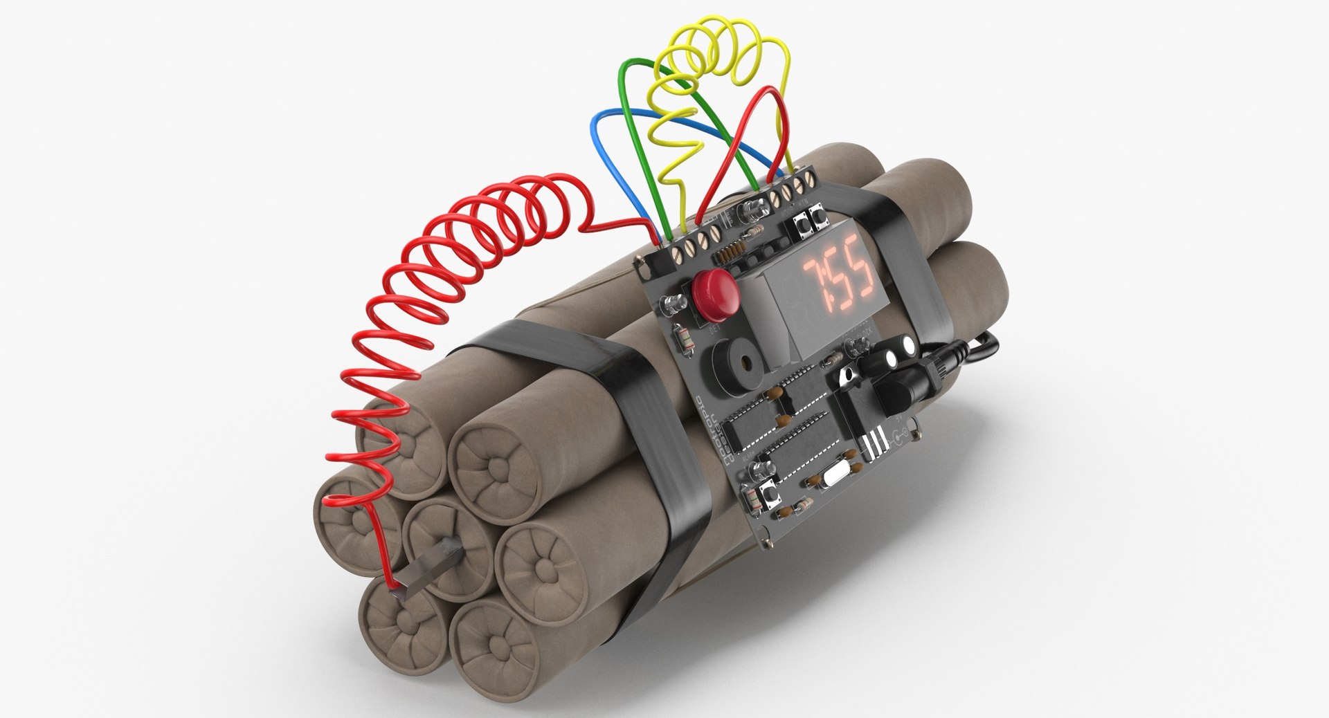 Bomb 01 7 min model - TurboSquid 1662425