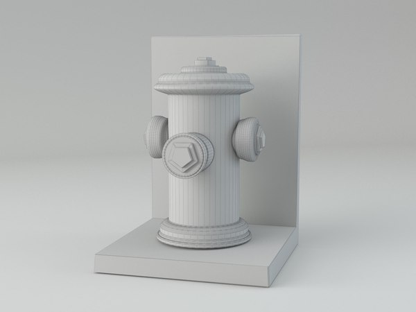 max red hydrant bookend