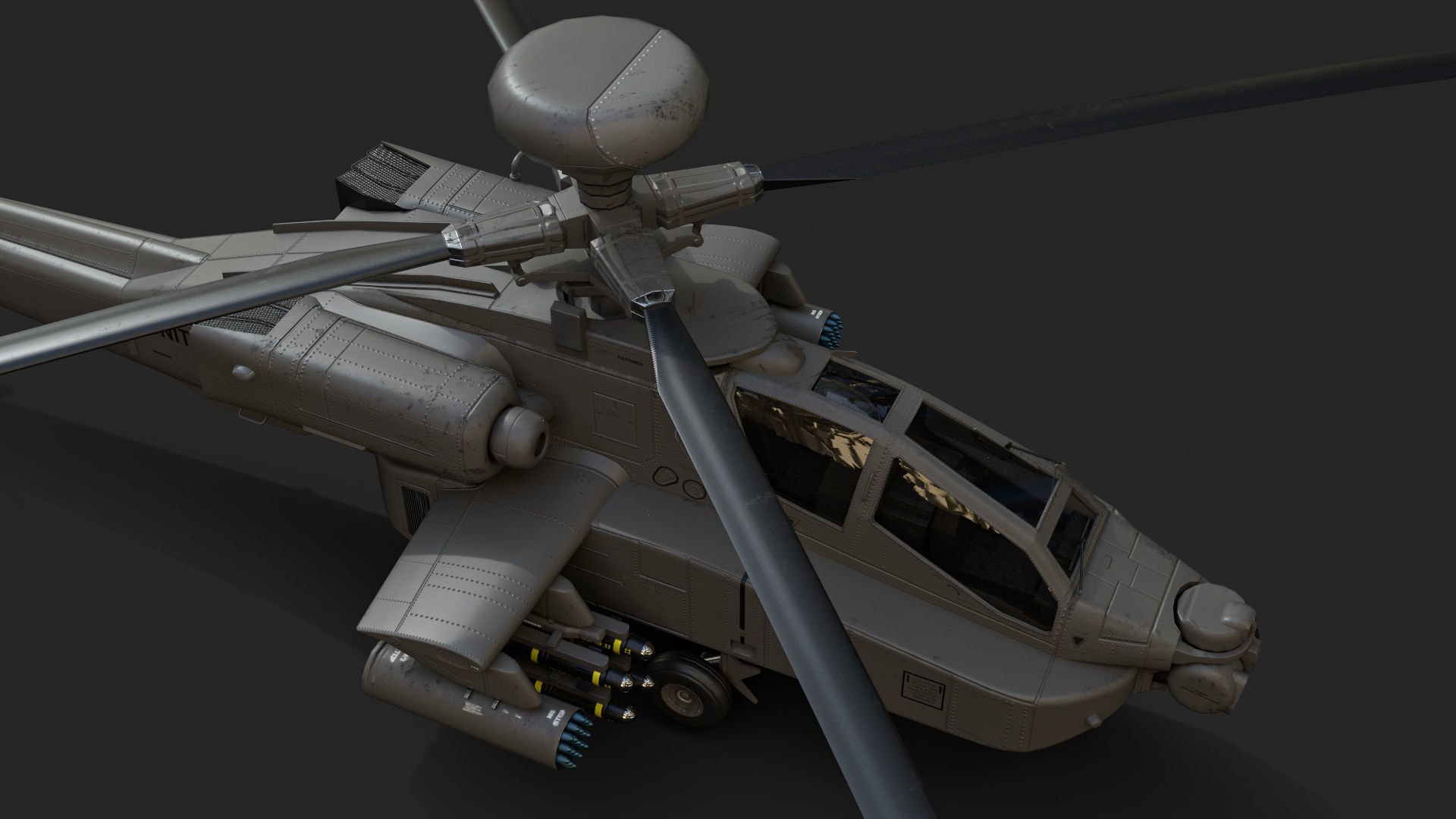 AH-64D Apache 3D Model - TurboSquid 2053302