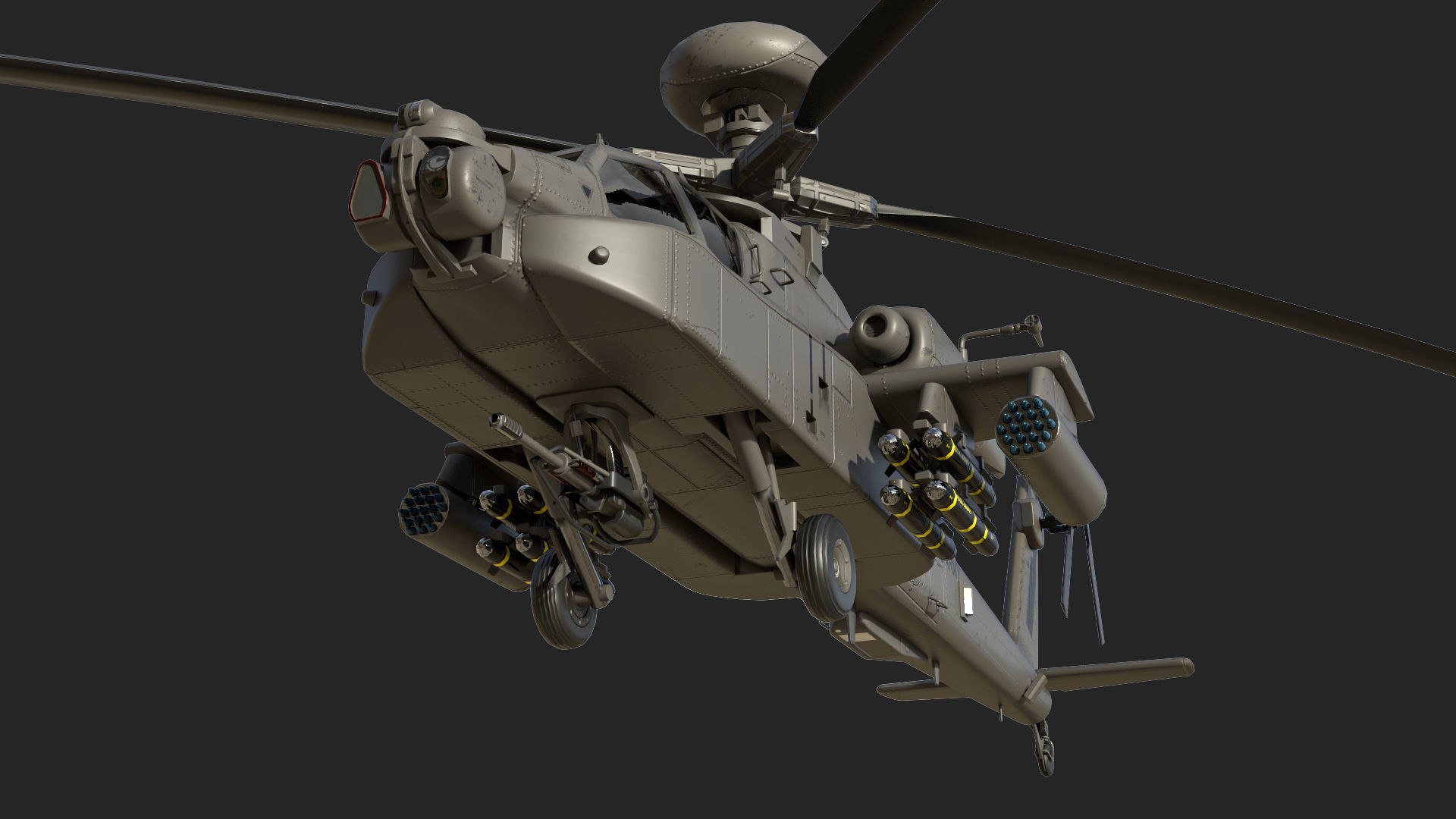 AH-64D Apache 3D Model - TurboSquid 2053302