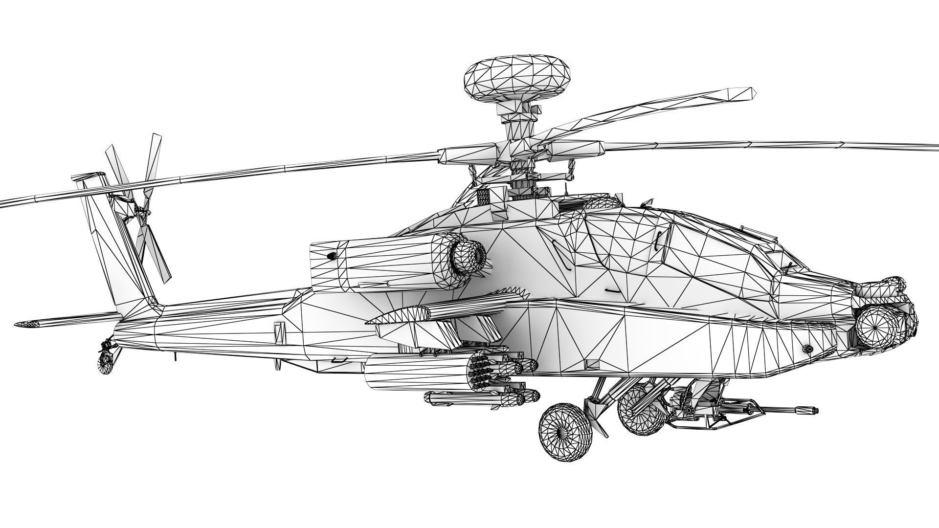 AH-64D Apache 3D Model - TurboSquid 2053302