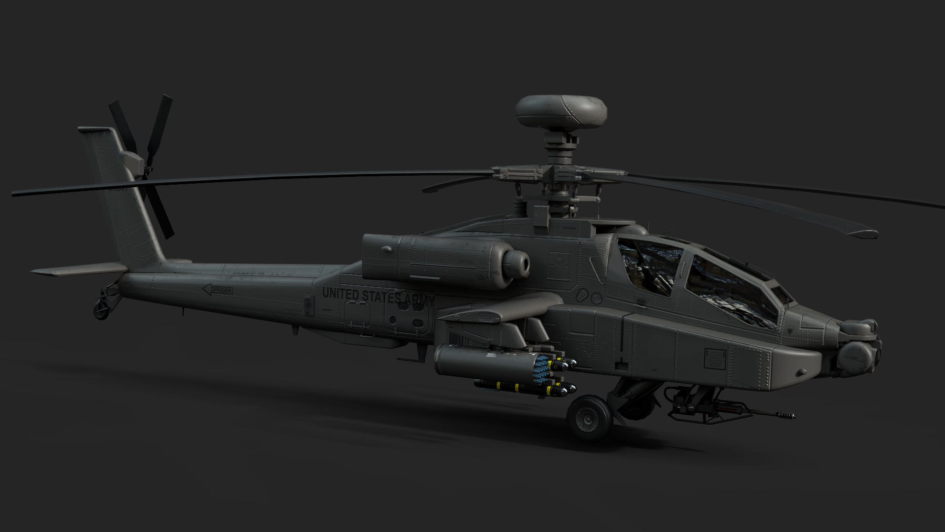 AH-64D Apache 3D Model - TurboSquid 2053302